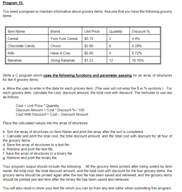Solved ********* C Program ****** Read the question | Chegg.com