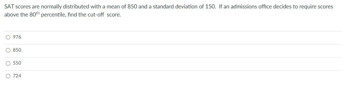 Solved Find the percentile for a score of 95 if the mean and | Chegg.com