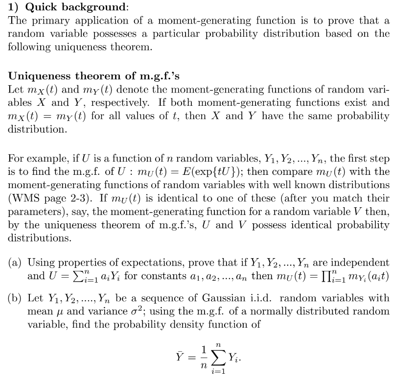 Solved 1) Quick background: The primary application of a | Chegg.com