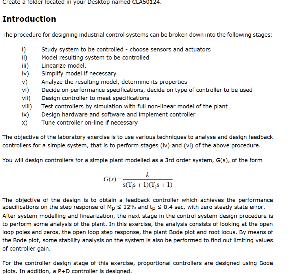 Solved IntroductionThe procedure for designing industrial | Chegg.com