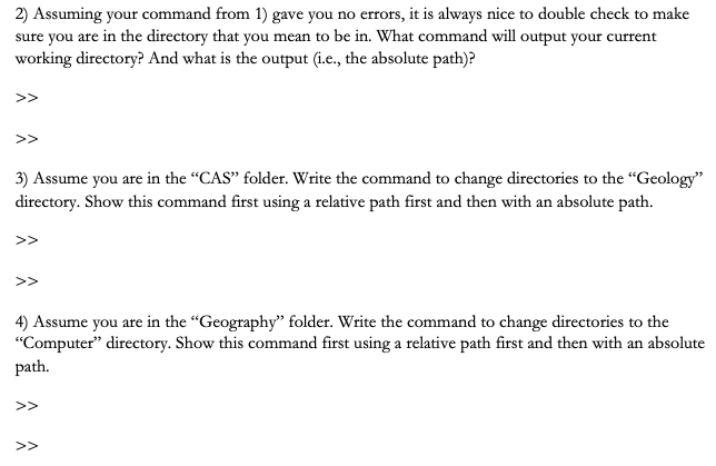Solved Part I: Navigating the file system via commands in | Chegg.com