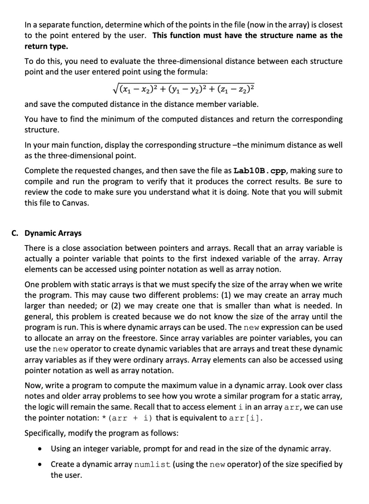 Solved Example Function Header: /* Function: Deposit | Chegg.com