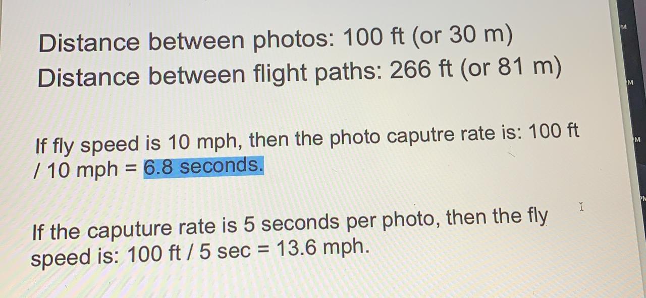 Solved M Distance between photos: 100 ft (or 30 m) Distance | Chegg.com