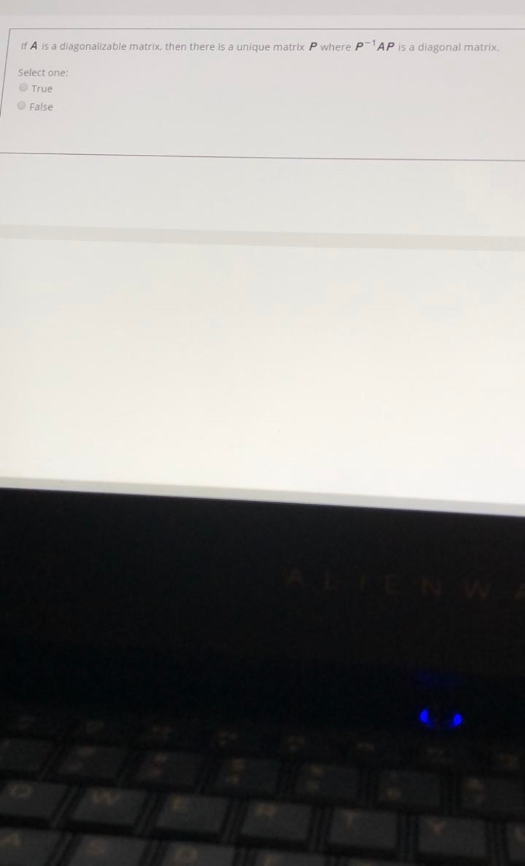 Solved If A is a diagonalizable matrix, then there is a | Chegg.com