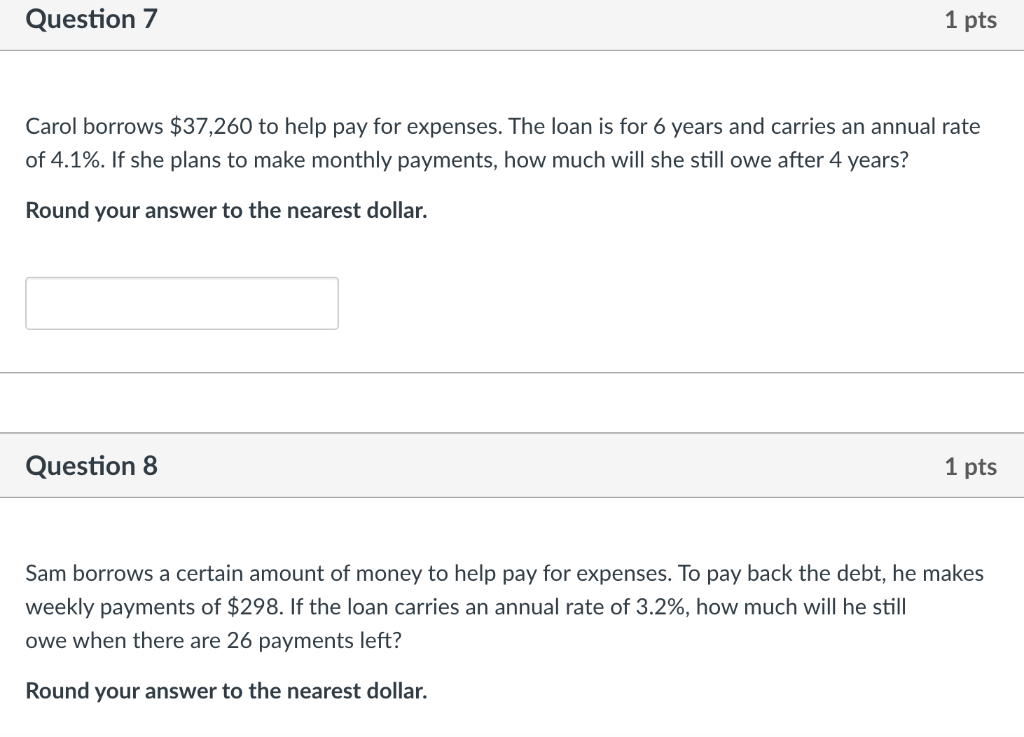 Solved Q7Hint: This is a present value annuity problem, in | Chegg.com