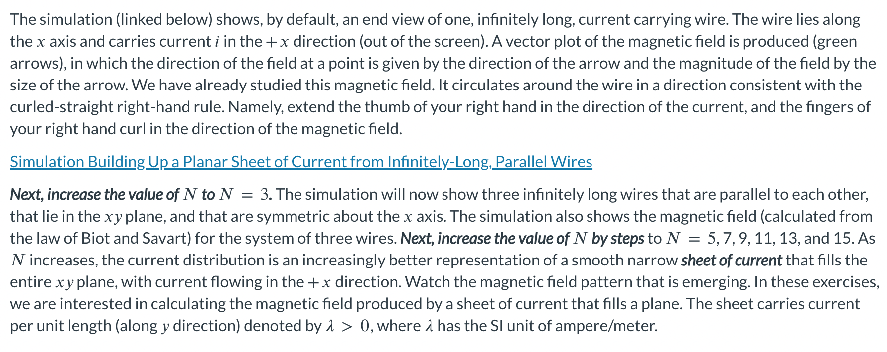 Solved The simulation (linked below) shows, by default, an | Chegg.com