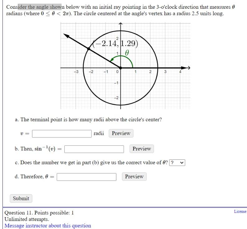 Solved Consider the angle shown below with an initial ray | Chegg.com