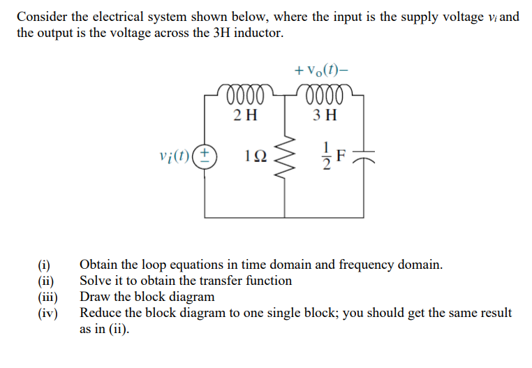 Consider the electrical system shown below, where the | Chegg.com