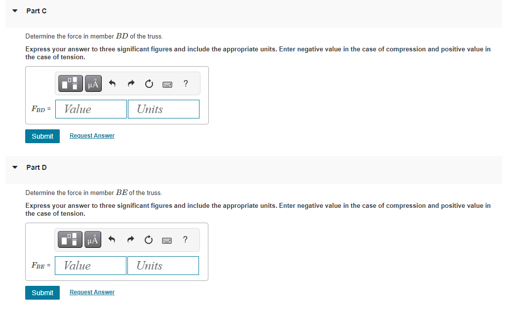 Solved Set P1=P2=4.5kN. (Figure 1) Determine the force in | Chegg.com
