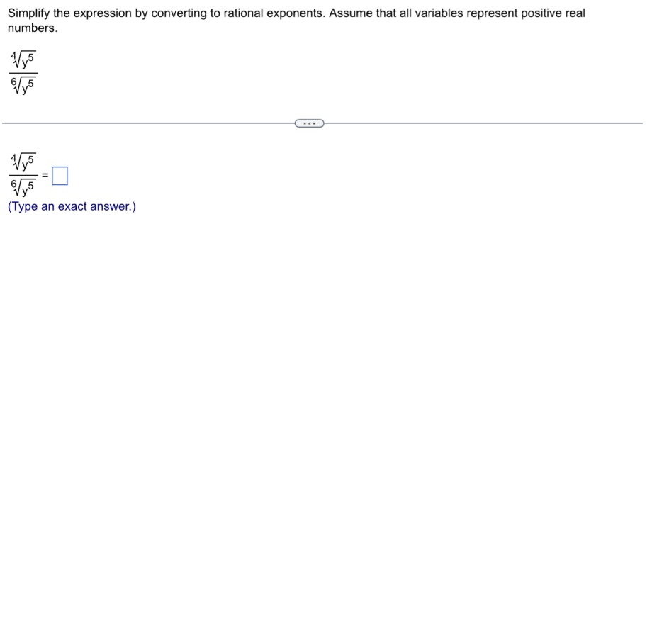 Solved Simplify the expression by converting to rational | Chegg.com