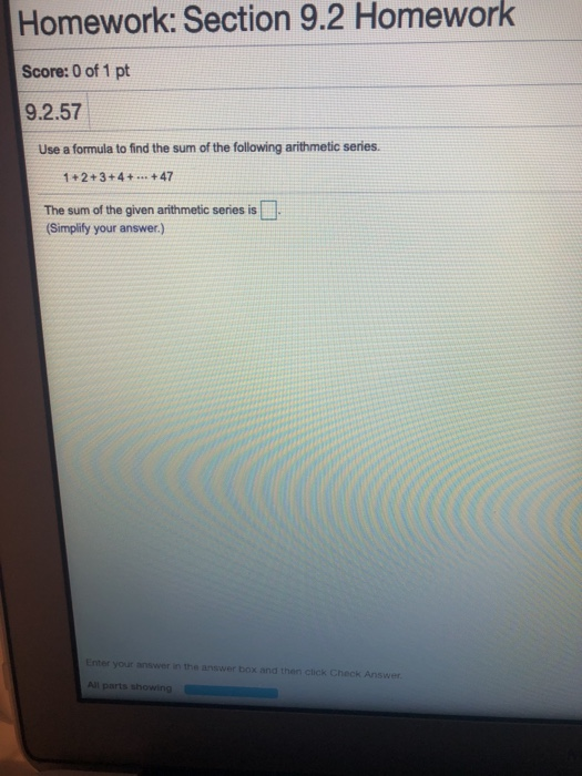 Solved Homework Section 9 2 Homework Score 0 Of 1 Pt