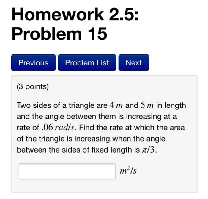 Solved Homework 2.5: Problem 15 Previous Problem ListNext (3 | Chegg.com