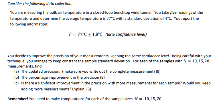 Solved Consider the following data collection: You are | Chegg.com