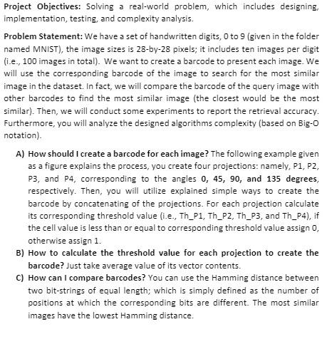 Project Objectives: Solving a real-world problem, | Chegg.com