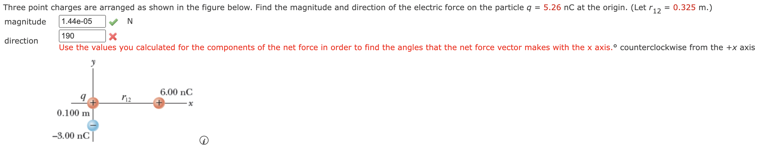 Solved Three point charges are arranged as shown in the | Chegg.com