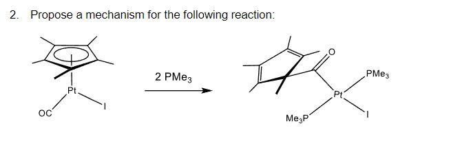 Solved 2. Propose a mechanism for the following reaction: | Chegg.com
