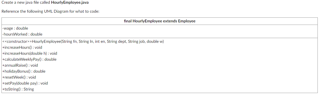 Solved USING JAVA CODE THE FOLLOWING: PART 1: MODIFY | Chegg.com