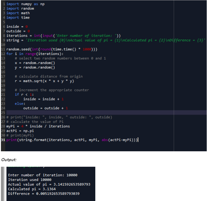 Solved In the below Python code, Please a) Increase the | Chegg.com
