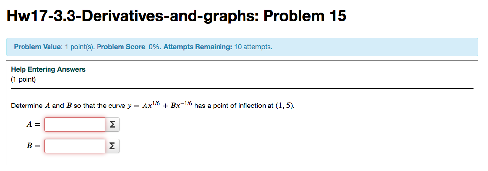 Solved Hw17-3.3-Derivatives-and-graphs: Problem 15 Problem | Chegg.com