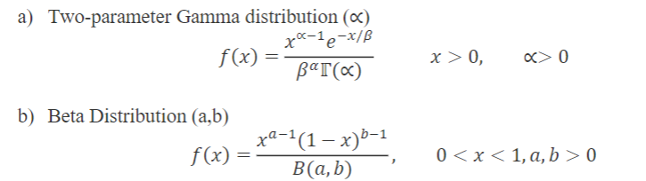 Solved A Two Parameter Gamma Distribution ∝