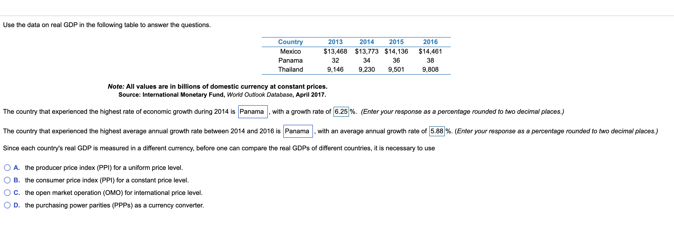 Solved Use The Data On Real GDP In The Following Table To Chegg solved-use-the-data-on-real-gdp-in-the-following-table-to-chegg