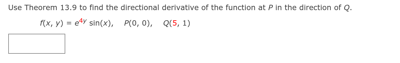 Solved Use Theorem 13.9 to find the directional derivative | Chegg.com