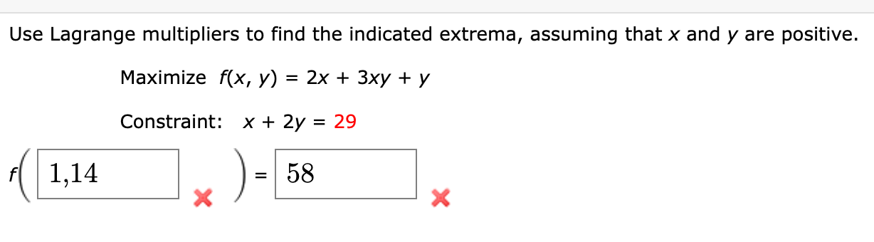 Solved Use Lagrange multipliers to find the indicated | Chegg.com