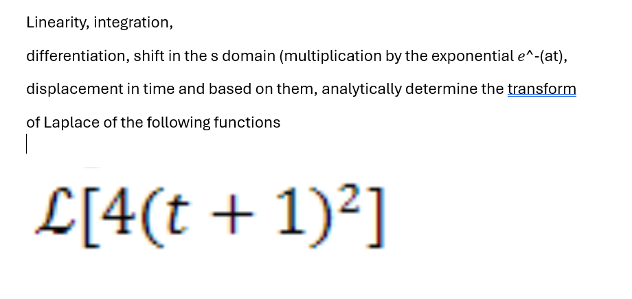 Solved analytically determine the transformof Laplace of the | Chegg.com Solved analytically determine the transformof Laplace of the | Chegg.com