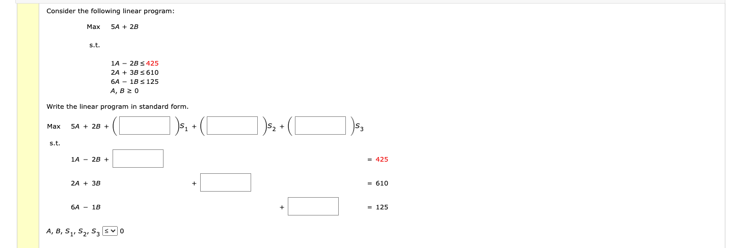 Solved Consider the following linear program: Max s.t. | Chegg.com