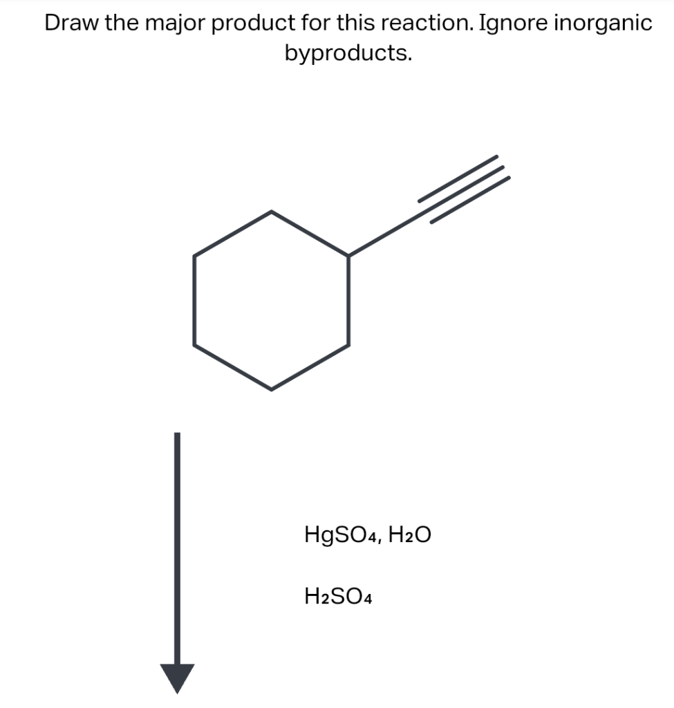 Solved Draw the product of this reaction. Ignore inorganic | Chegg.com