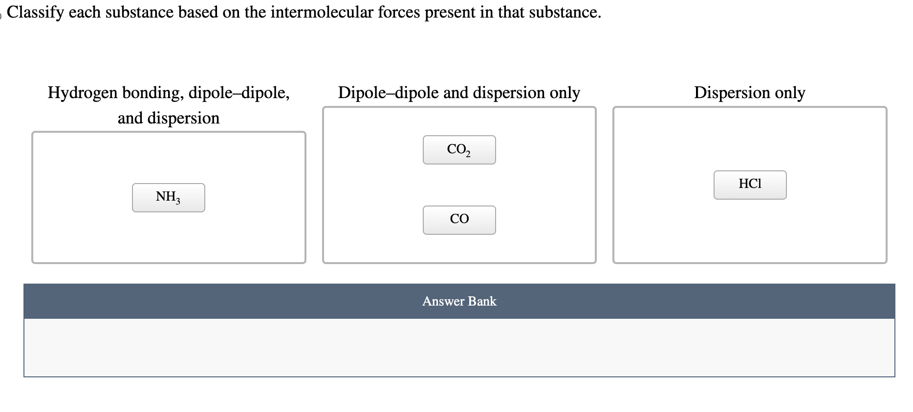 Solved classify each substanceClassify each substance based | Chegg.com
