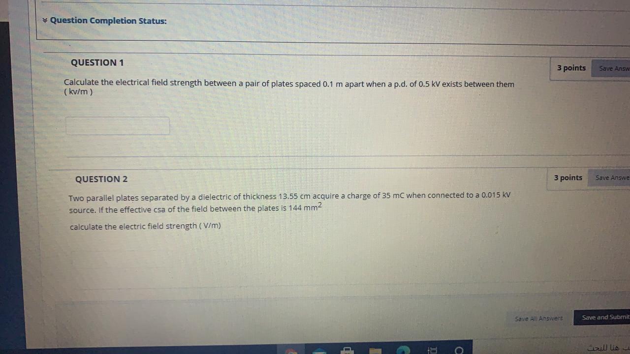 Solved Question Completion Status: 3 points Save Answ | Chegg.com