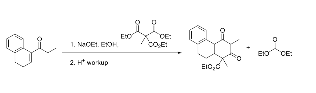 Solved EtO OEt 1. NaOEt, EtOH, CO2Et 2. H workup EtO2C | Chegg.com