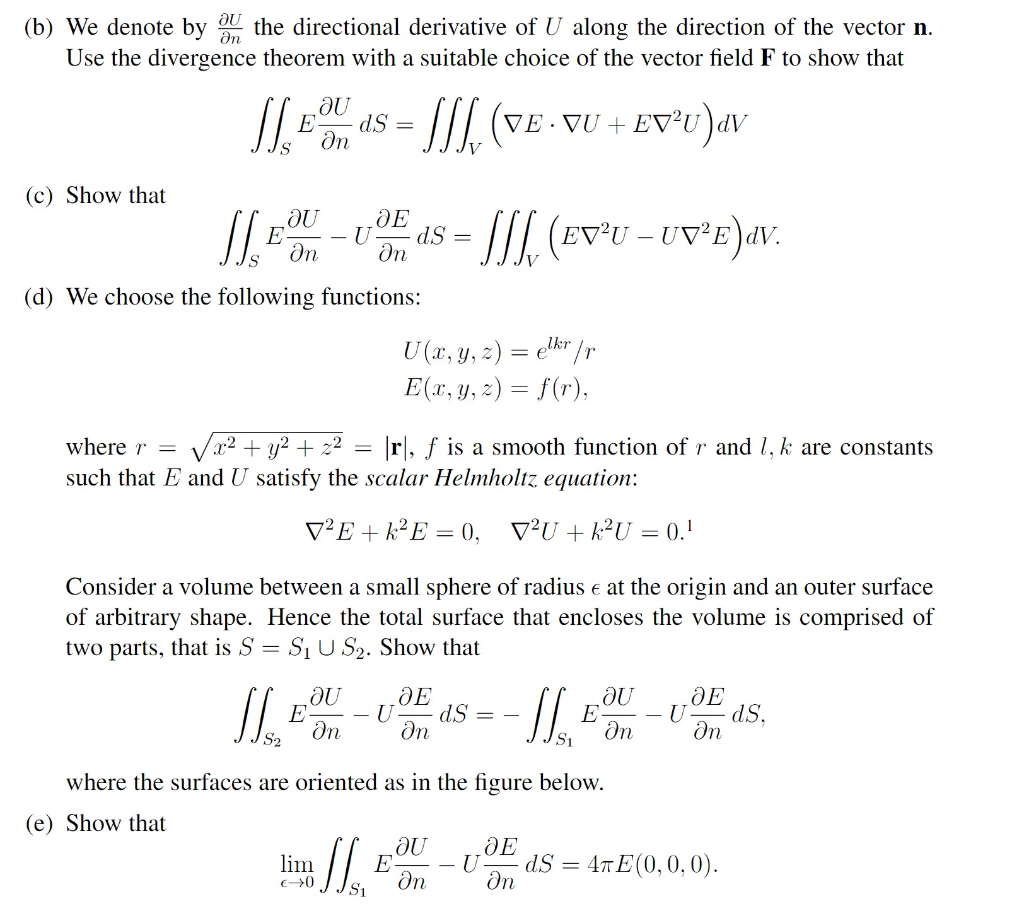 4. In diffraction theory, the Fresnel-Kirchhoff | Chegg.com