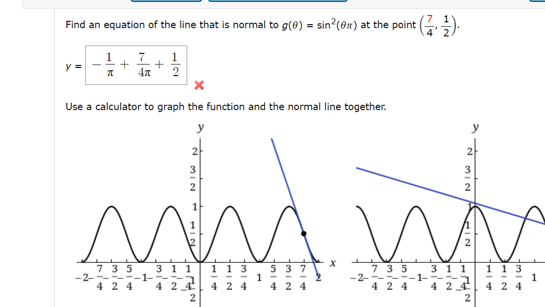 Solved Find an equation of the line that is normal to | Chegg.com