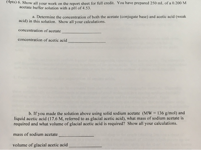 Solved Show all your work on the report sheet for full | Chegg.com