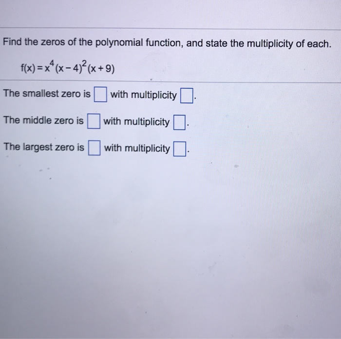 Solved or the function f(x) = x7-6x3 + 8x-9, state: ) the | Chegg.com