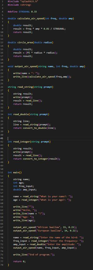 Solved With the aid of the given sample code in the task | Chegg.com