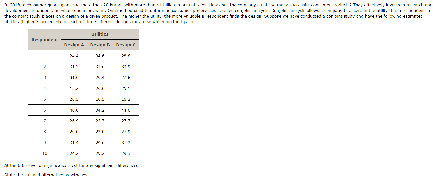Solved utilities (higher is preferred) for each of three | Chegg.com