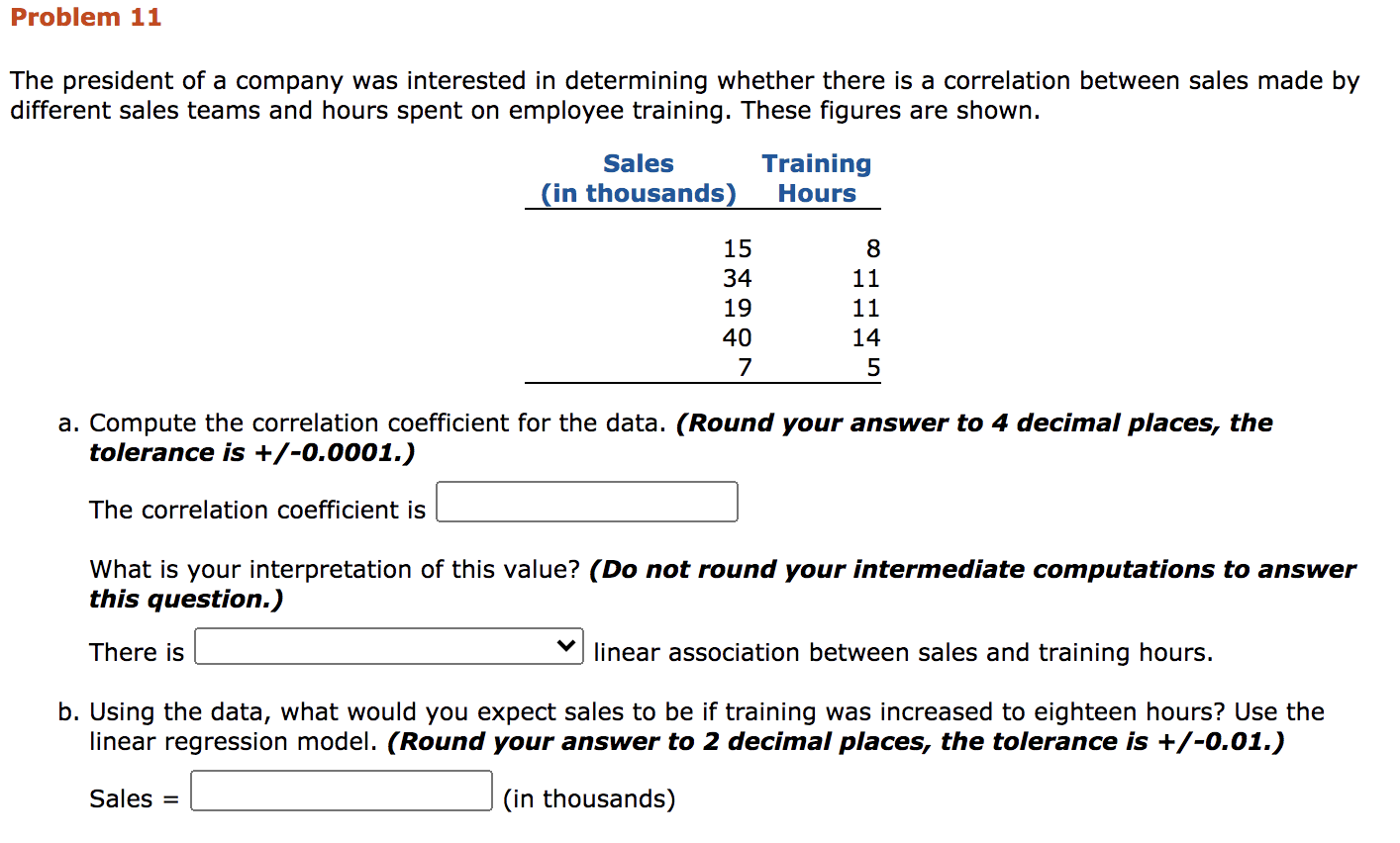 Solved Problem 11 The president of a company was interested | Chegg.com