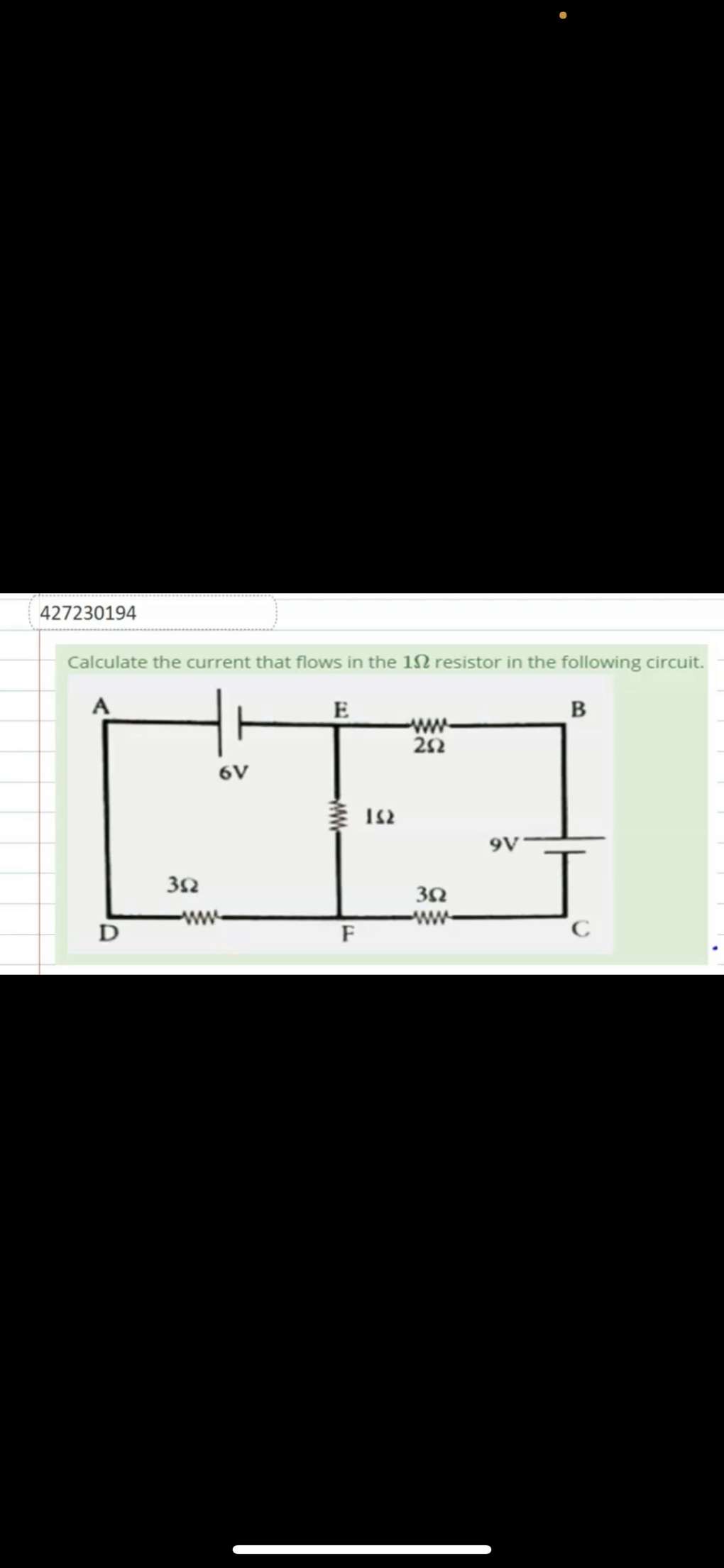 [Solved]: 1- Calculate the current that flows in the 1 resi
