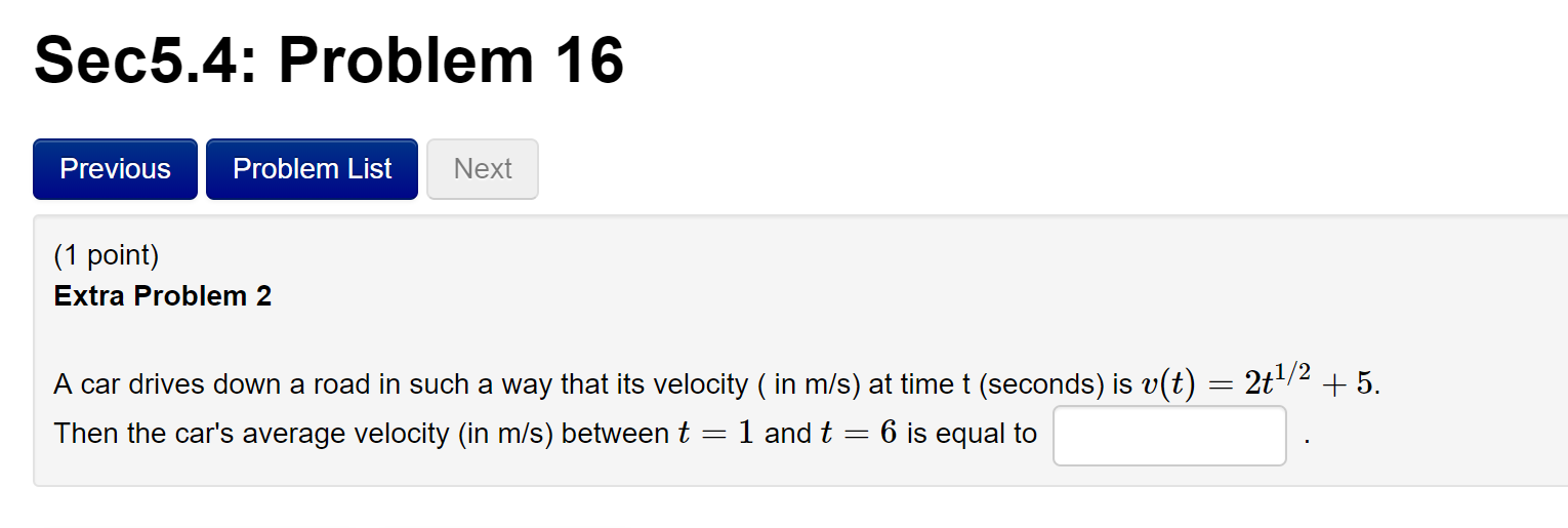Solved Sec5.4: Problem 16 Previous Problem List Next (1 | Chegg.com