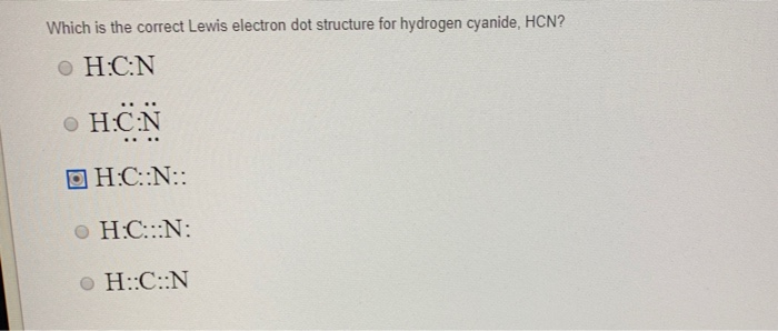 Hcn Lewis Dot Structure