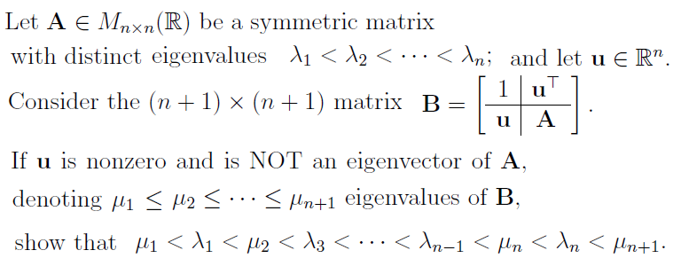 Solved Let A E Mnxn(R) be a symmetric matrix with distinct | Chegg.com