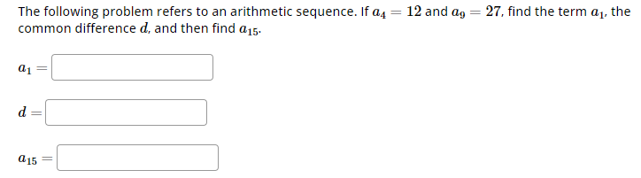 Solved Find The 10 Th Term And The Sum Of The First 10 Terms