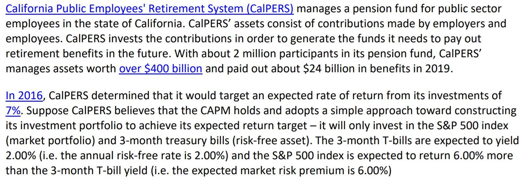 Solved California Public Employees' Retirement System | Chegg.com