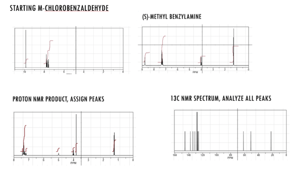 Solved STARTING M-CHLOROBENZALDEHYDE (S)-METHYL BENZYLAMINE | Chegg.com