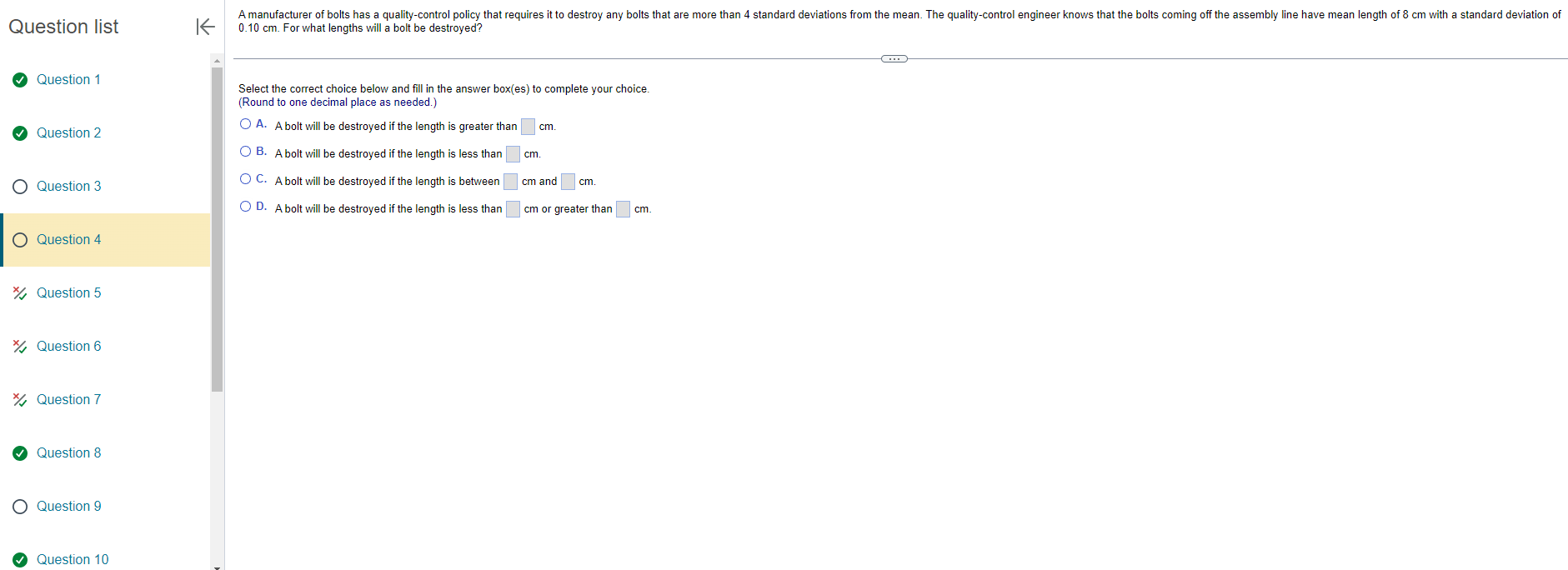 Solved Question 1 Select the correct choice below and fill | Chegg.com