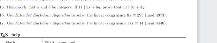 Solved discrete math solve the one says HOMEWORK 15, please | Chegg.com