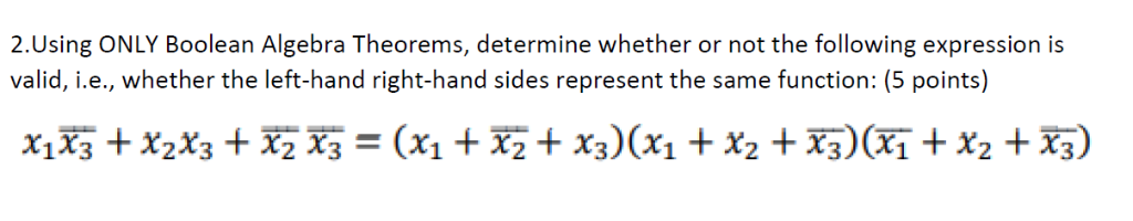Solved 1. Simplify the following functions using ONLY | Chegg.com